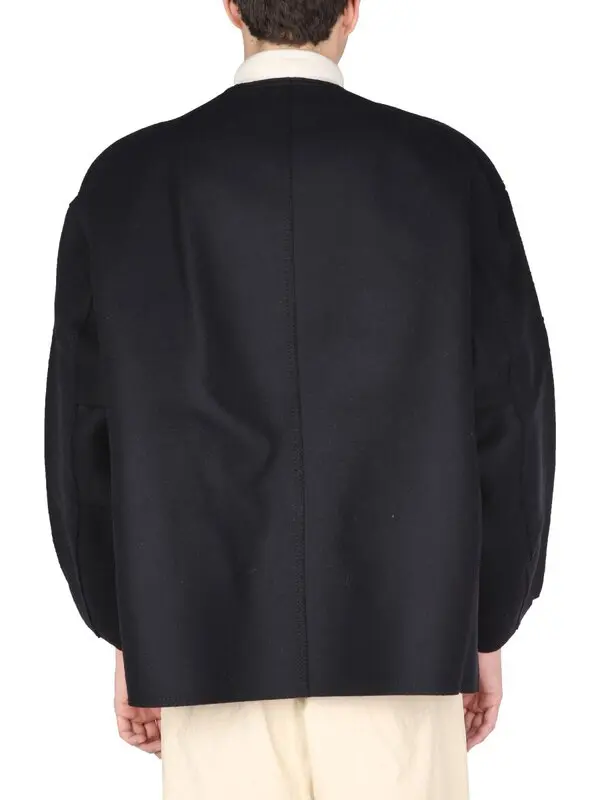 Sunnei Asymmetrical Round-collar Jacket
