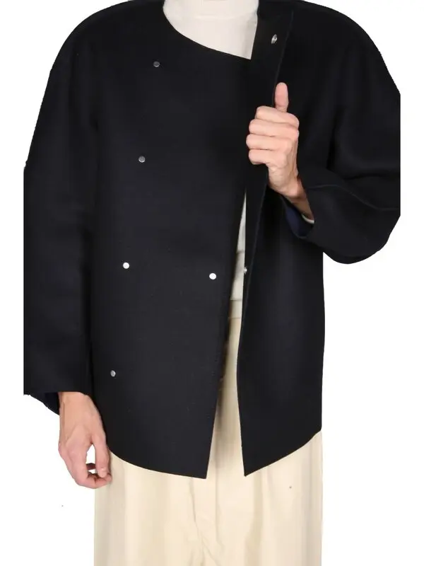 Sunnei Asymmetrical Round-collar Jacket
