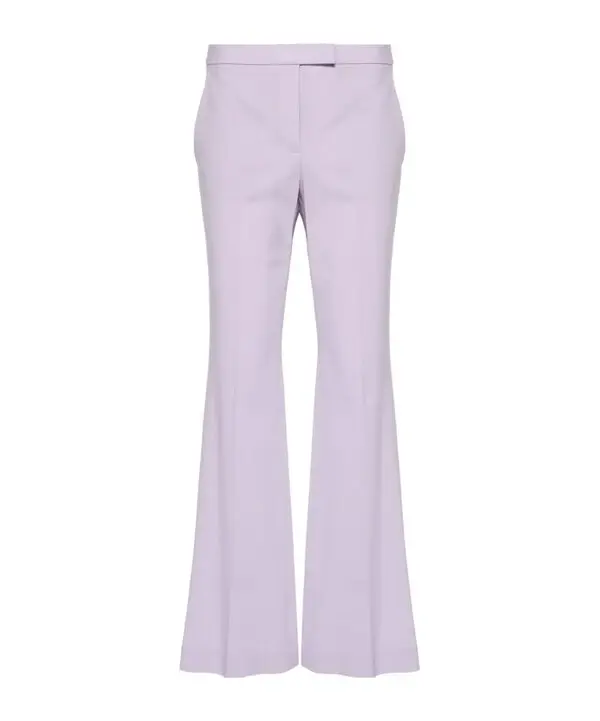 Theory Pressed-crease Flared Trousers - No