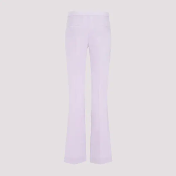 Theory Pressed-crease Flared Trousers - Purple