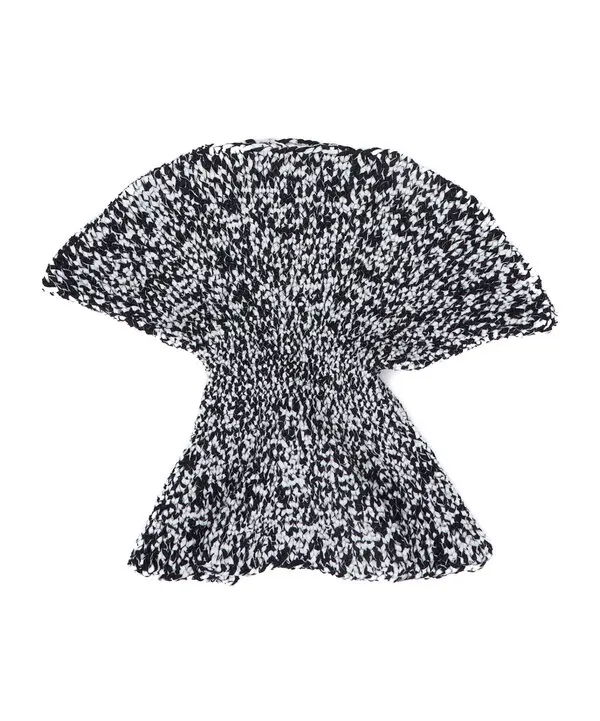Khaite Mathilde Bubble-sleeve Peplum Top