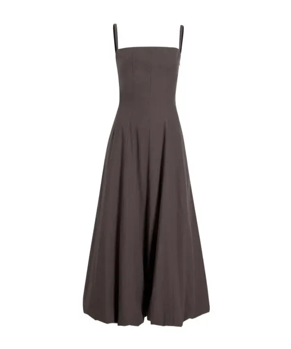 Philosophy Di Lorenzo Serafini Rumpled Cotton Ella Dress - Brown