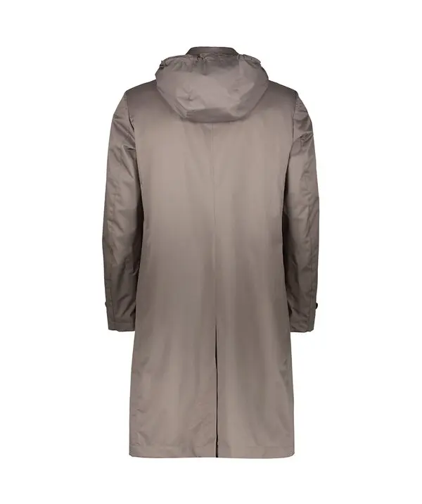MOORER Rialto Hooded Waterproof Coat - Gray
