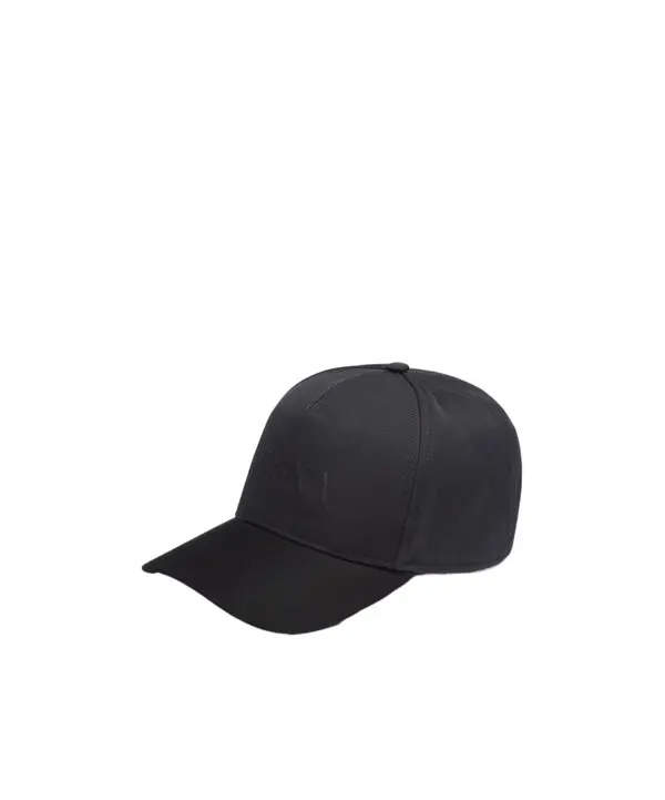 Zegna Embossed-logo Baseball Cap - Black