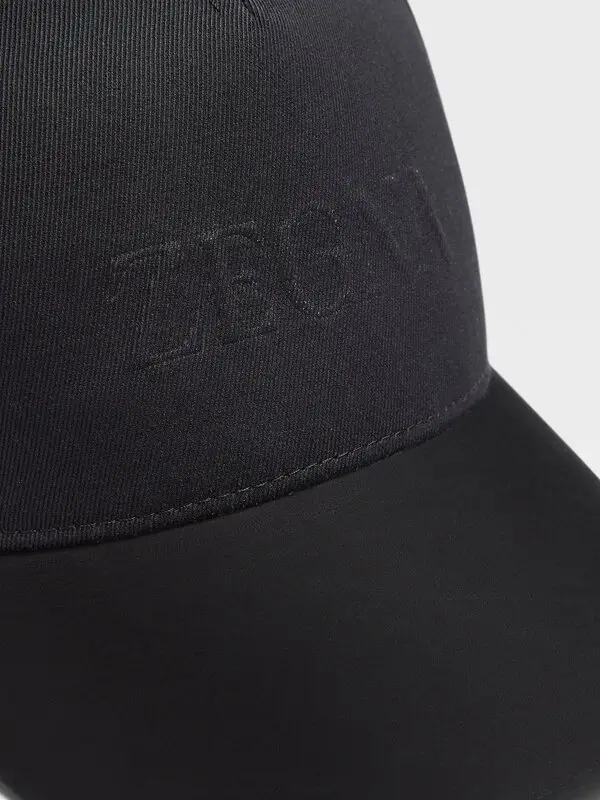 Zegna Embossed Logo Baseball Cap