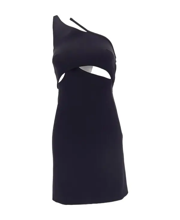 Givenchy One-shoulder Cut-out Mini Dress