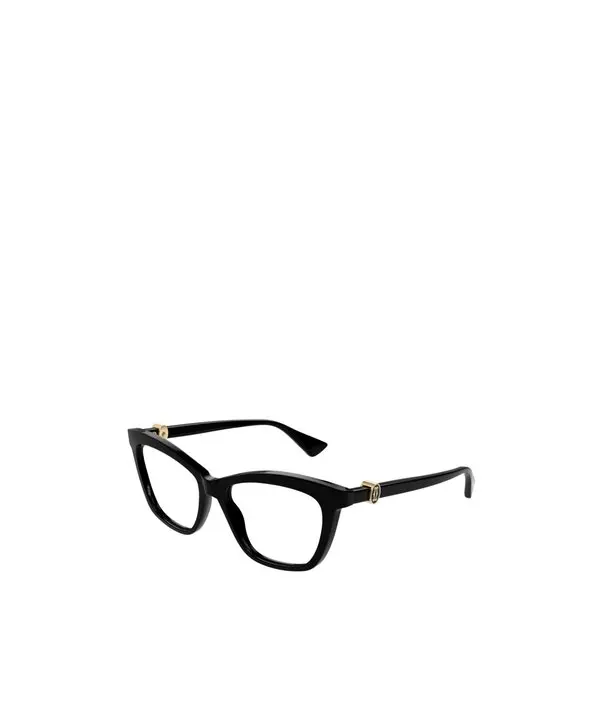 Cartier Cat-eye Frame Glasses - Black