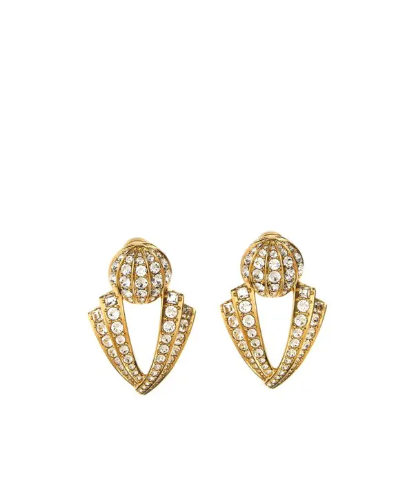 Valentino Garavani Poetique Des Gouttes Clip-on Earrings - Yellow