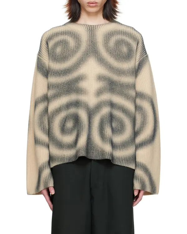 Nanushka Spiral Wool-blend Jumper