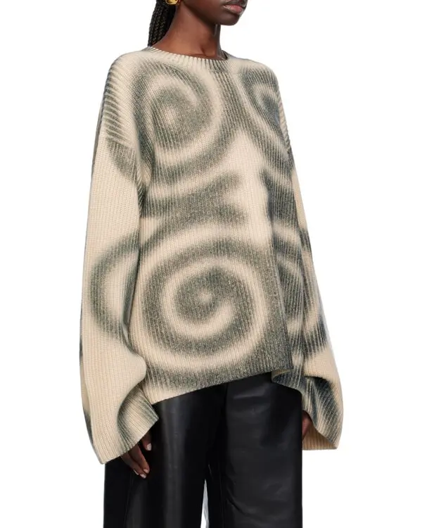Nanushka Spiral Wool-blend Jumper