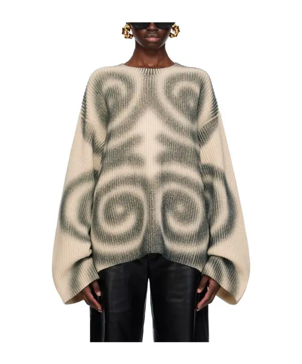 Nanushka Spiral Wool-blend Jumper