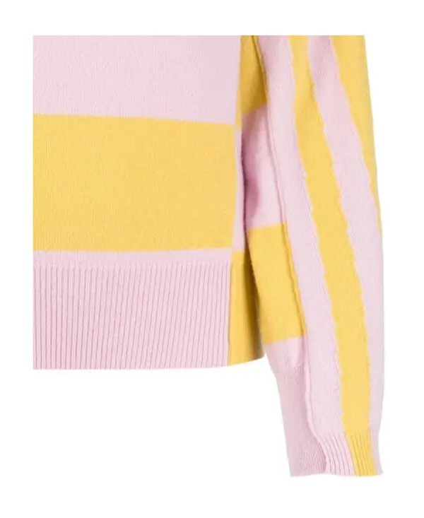 Stella McCartney Colorblock Striped Crewneck Pullover