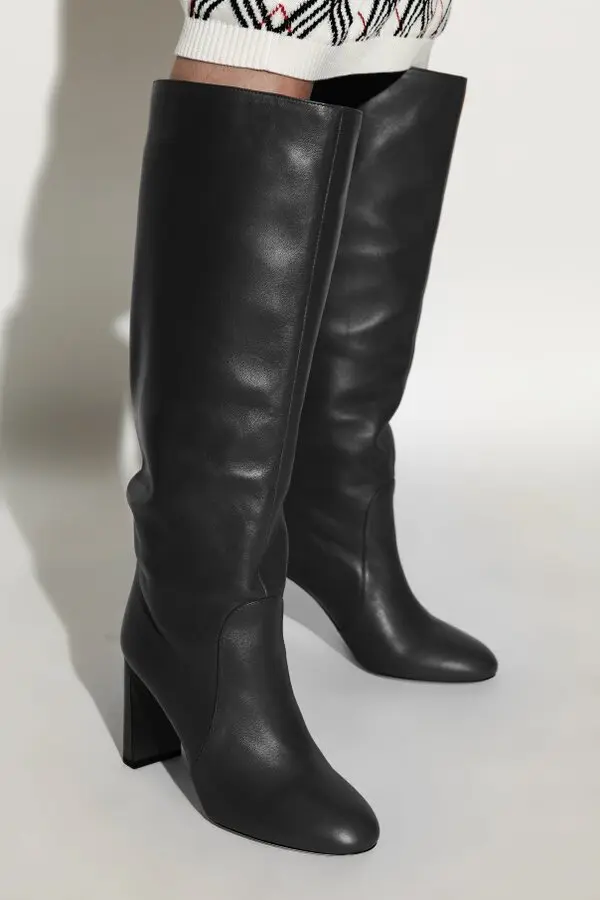 STUART WEITZMAN Round Toe Block Heel Boots