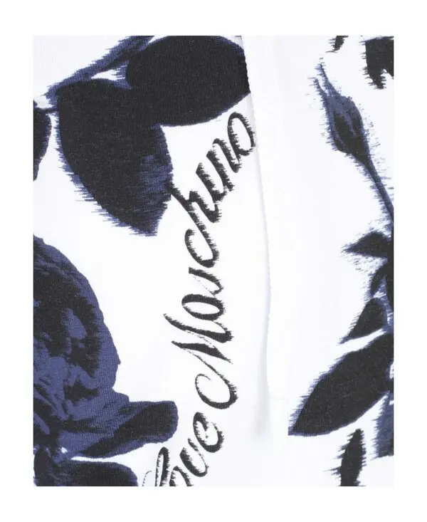 Moschino Floral Zip-up Hoodie