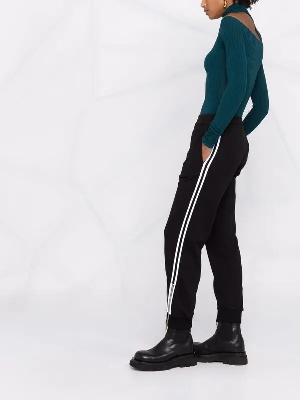 Alexander McQueen Side Stripe Zip Joggers