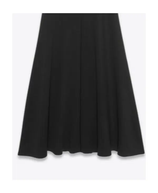 Saint Laurent Sleeveless Maxi Dress With Cut-out Detail