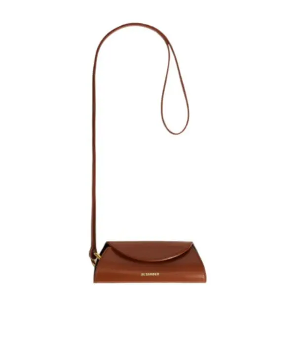 JIL SANDER Cannolo Key Ring - Tan