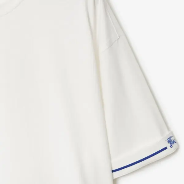 Burberry Embroidered Crewneck T-shirt