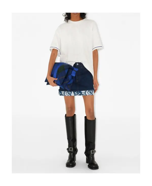 Burberry Embroidered Crewneck T-shirt