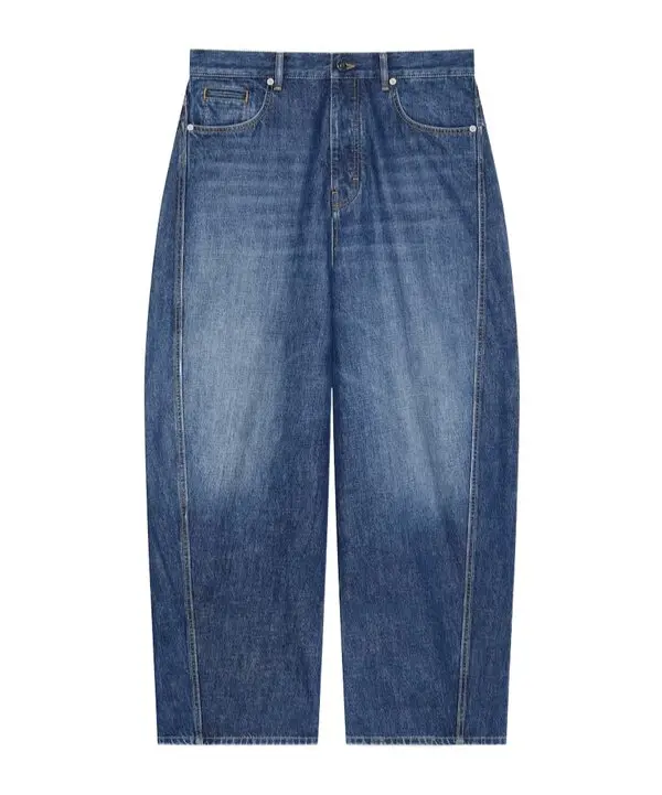 Givenchy Wide-leg Jeans - Dark Blue
