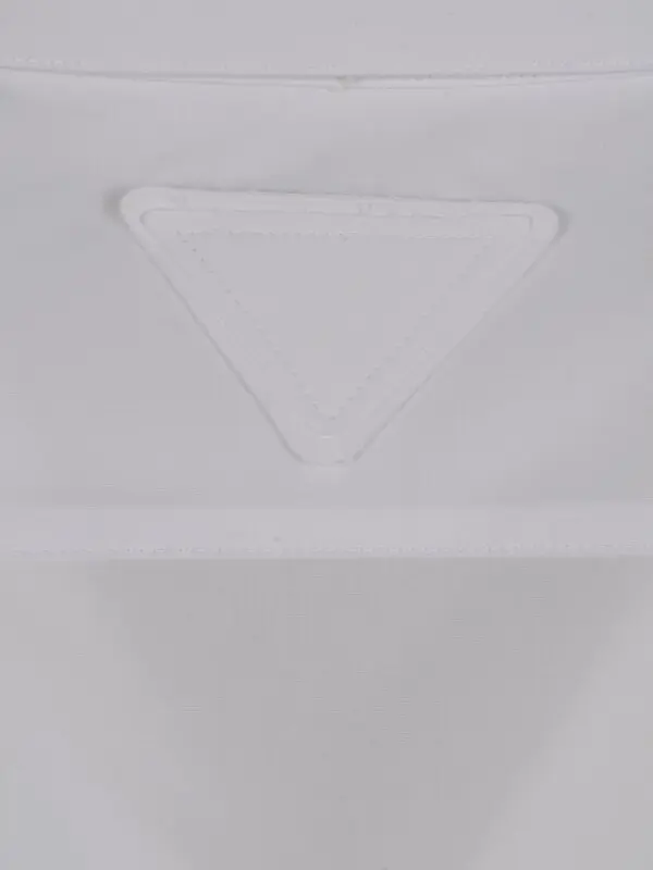 Prada Long Sleeve Shirt With Bow Detail
