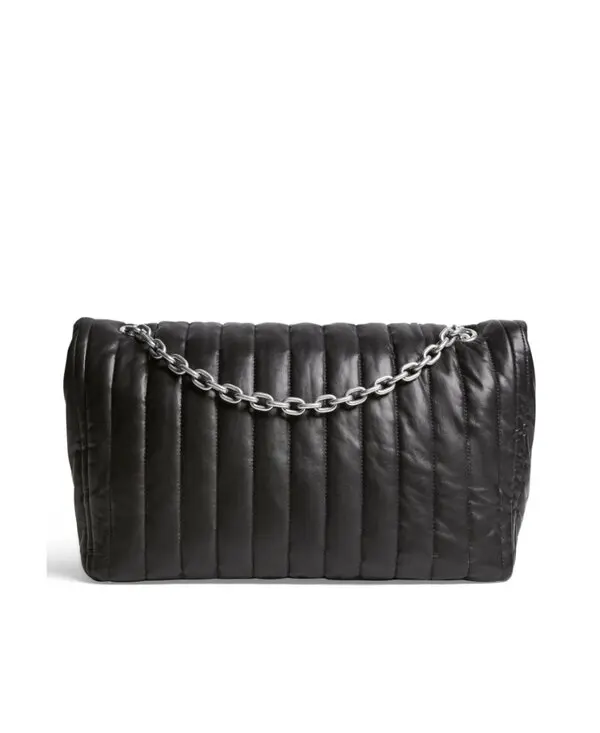 Balenciaga Monaco Medium Quilted Chain Shoulder Bag