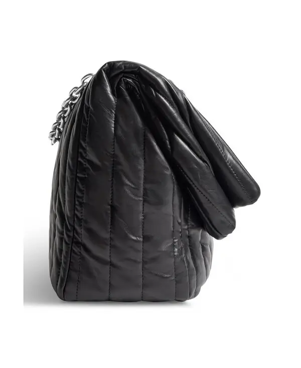 Balenciaga Monaco Medium Quilted Chain Shoulder Bag