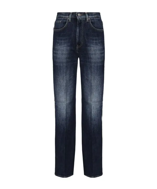 DONDUP Logo Detail Straight-leg Jeans