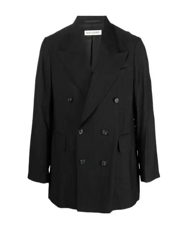 Our Legacy Long-sleeved Double-breasted Blazer