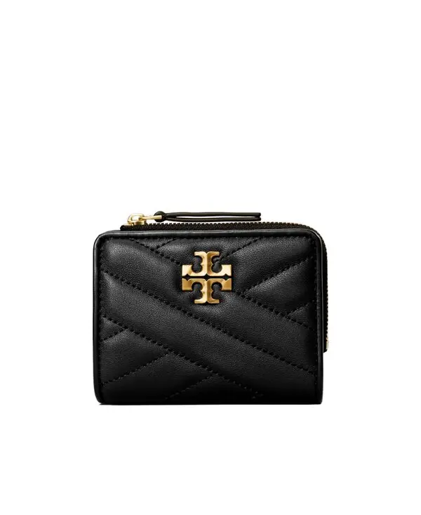 Tory Burch Kira Chevron Quilted Bi-fold Wallet - Black