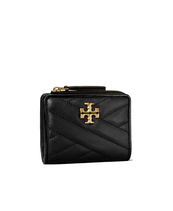 Tory Burch Kira Chevron Quilted Bi-fold Wallet - Black