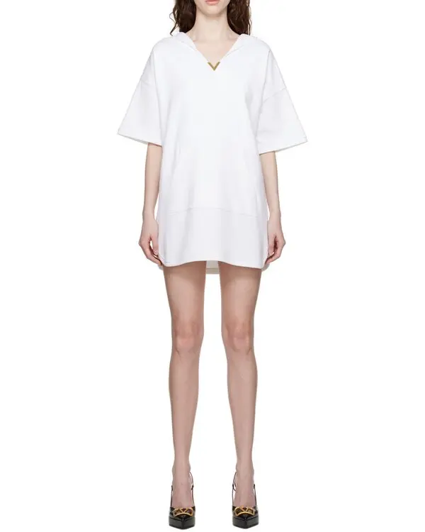 Valentino Garavani Hooded Short-sleeved T-shirt - White
