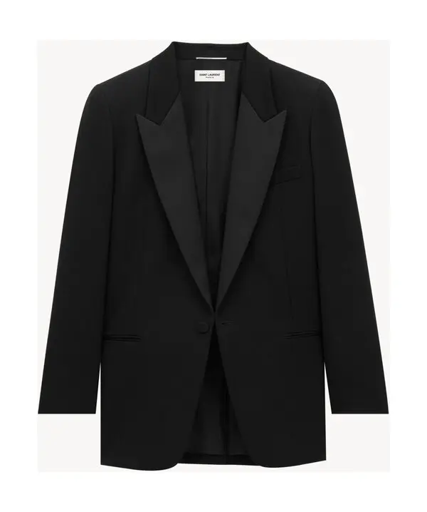 Saint Laurent Single-breasted Tuxedo Blazer
