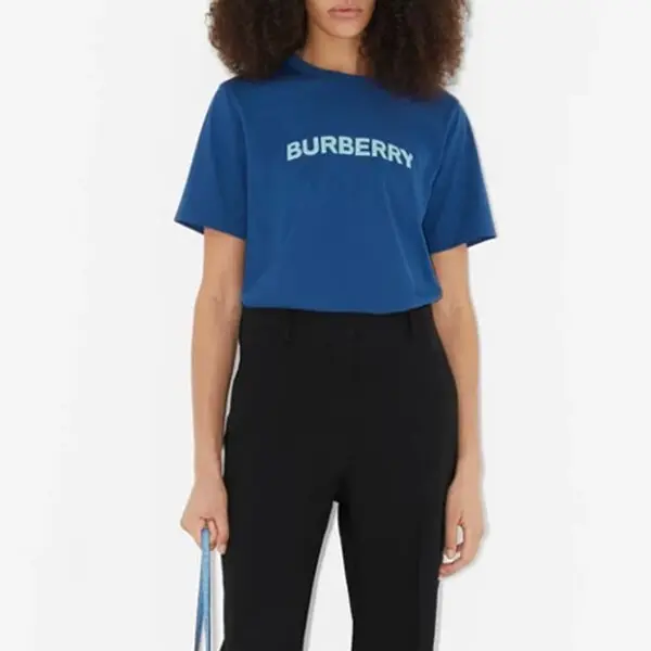 Burberry Logo Print Crewneck T-shirt