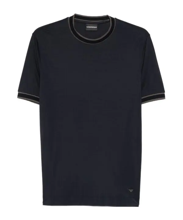Emporio Armani Ribbed Trim T-shirt