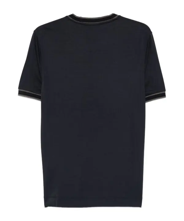 Emporio Armani Ribbed Trim T-shirt