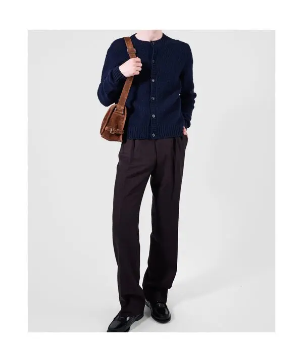 Prada Shetland Crewneck Cardigan