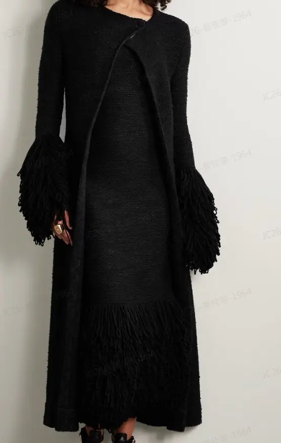 Gabriela Hearst Elet Coat With Fringe Detail