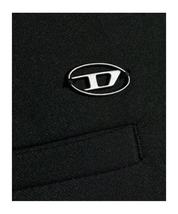 DIESEL® Tailored Pocket Trousers With Metallic Logo
