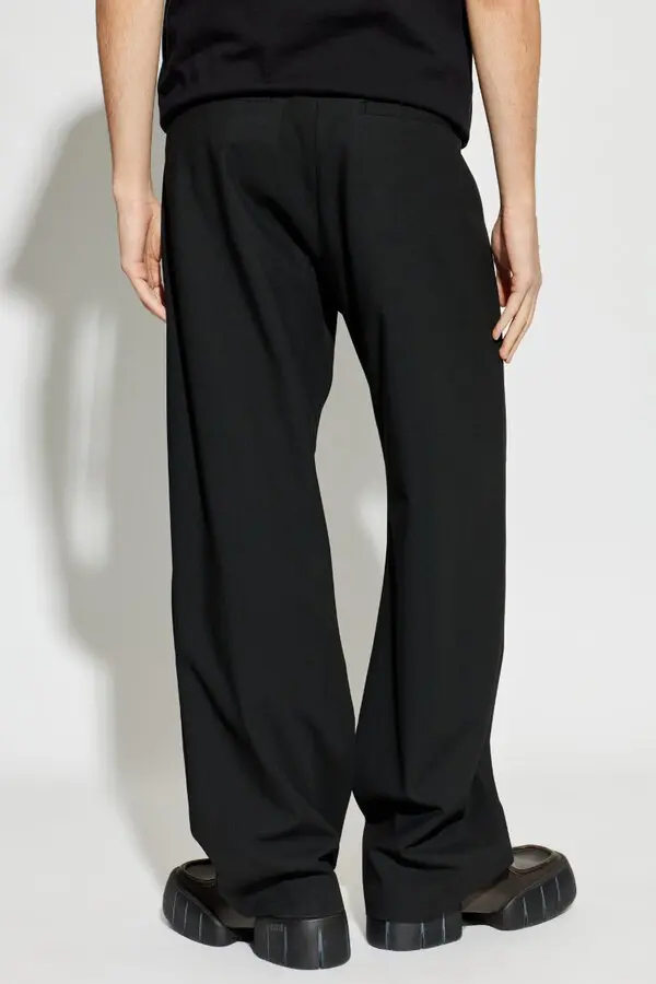 DIESEL® Tailored Pocket Trousers With Metallic Logo