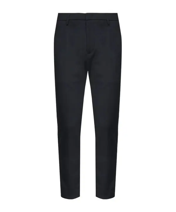 DONDUP Gaubert Wool-blend Trousers - Black