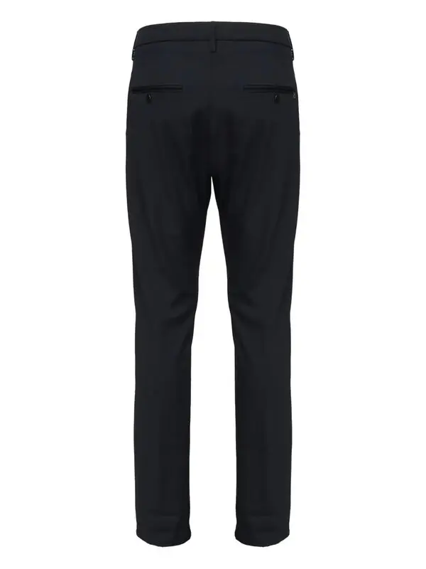 DONDUP Gaubert Wool-blend Trousers - Black