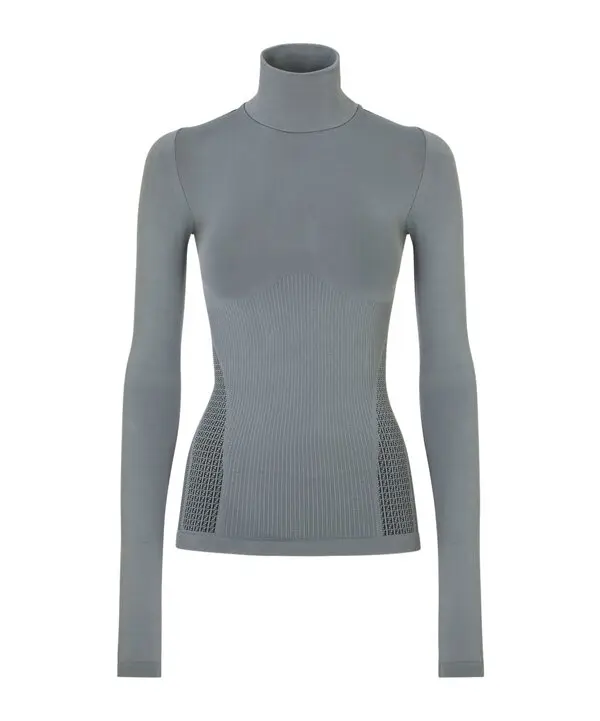 Fendi High-neck Ribbed-knit Ski Jumper