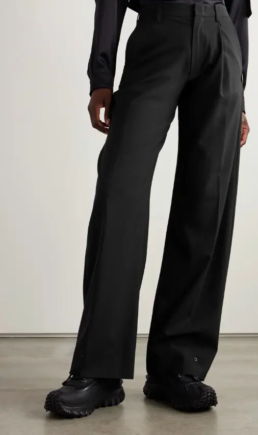 Moncler X Edward Enninful Pleated Tailored Trousers