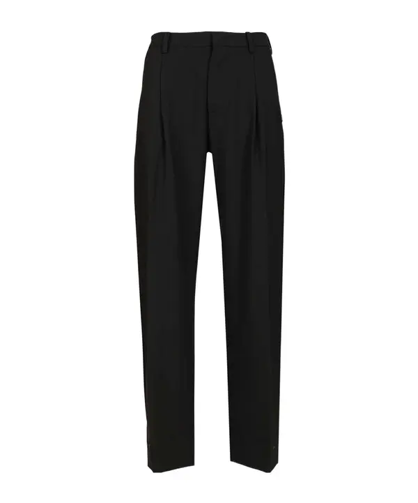 Moncler X Edward Enninful Pleated Tailored Trousers - Black