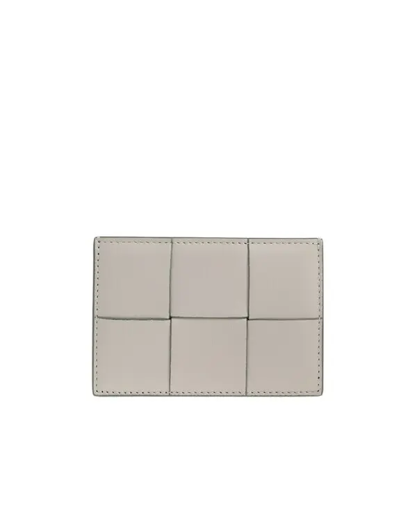 Bottega Veneta Cassette Credit Card Case - Gray
