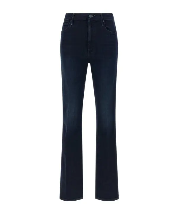 MOTHER The Mid Rise Smokin Skimp Jeans - Black