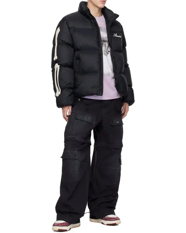 Amiri Bones Puffer Jacket - Black