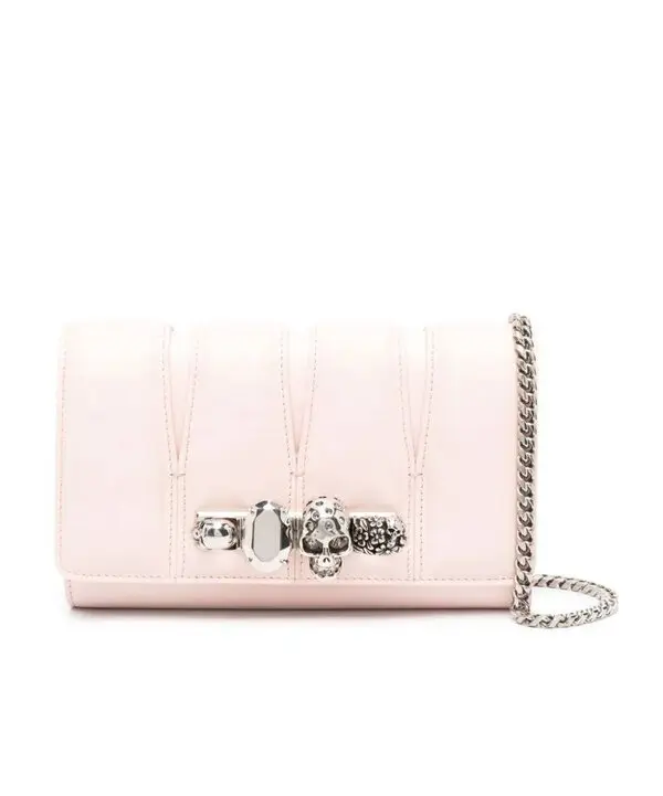 Alexander McQueen Slush Chained Clutch Bag - Pink