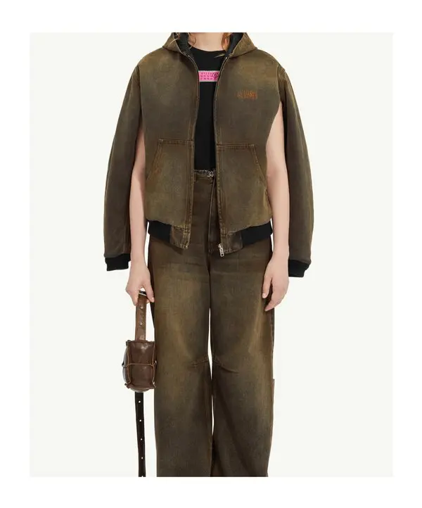 MAISON MARGIELA Zip-up Hooded Jacket